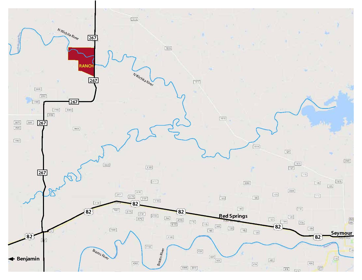 JM Ranch Road Map | JC Wilson Ranches and Commercial Real Estate